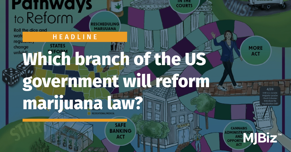 Which branch of the US government will reform marijuana law?