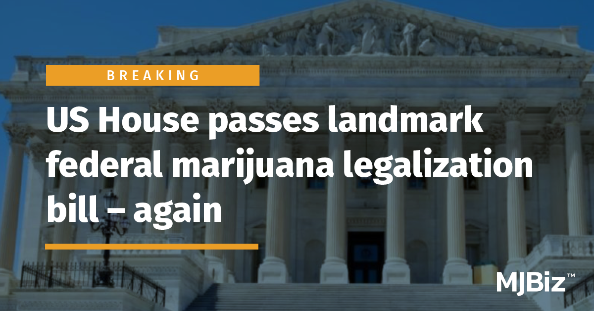 US House passes landmark federal marijuana legalization bill - again