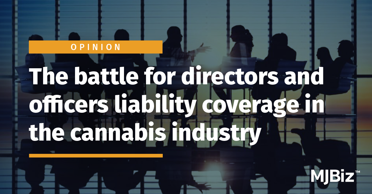 Opinion: Battle for directors and officers liability coverage in ...