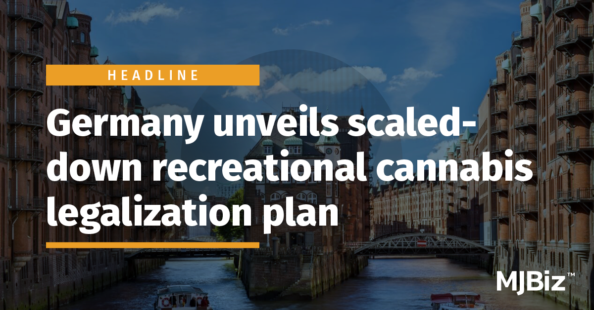 Germany unveils scaled-down recreational cannabis legalization plan